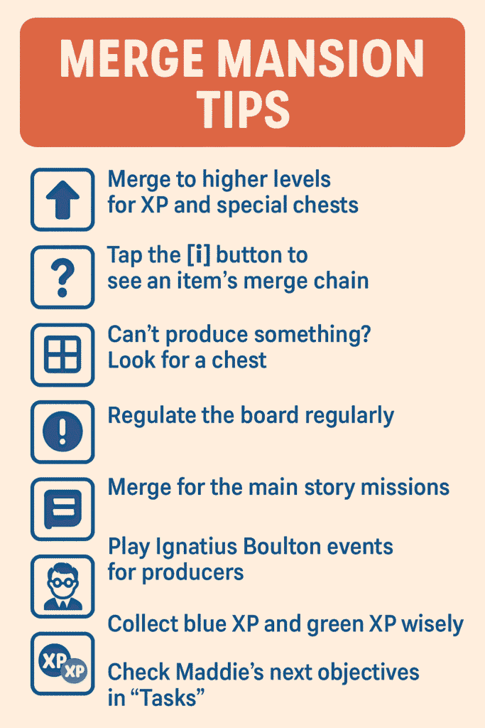 Merge Mansion Beginner's Guide And Tips – GamerClash – Your Daily ...