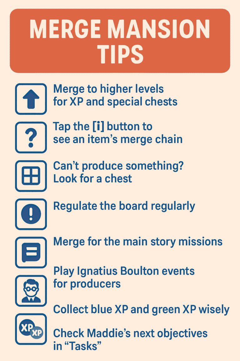 Merge Mansion Beginner's Guide And Tips – GamerClash – Your Daily ...