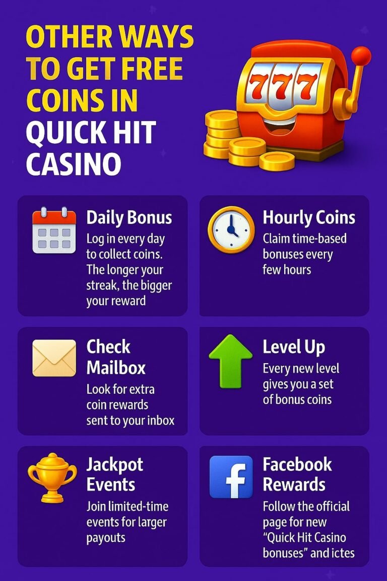 Quick Hit Casino Slots Free Coins Links – GamerClash – Your Daily ...